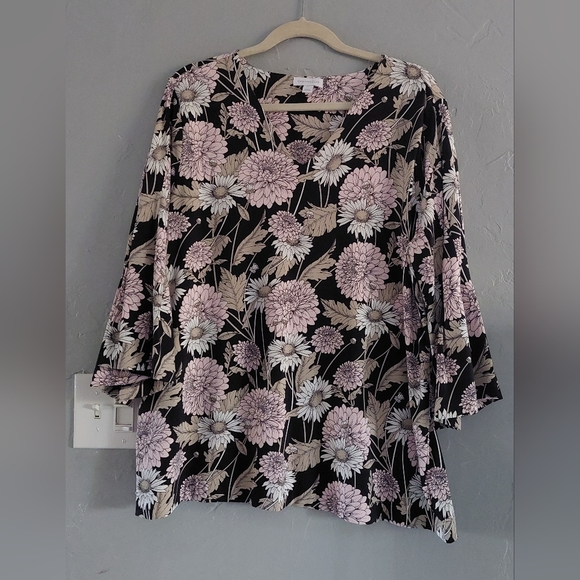 chárter Club | Tops | Chrter Club Top Blouse Women Size Xxl 34 Sleeve ...